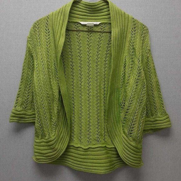 Peter Nygard | Sweaters | Peter Nygard Womens Large Lime Green Cable ...